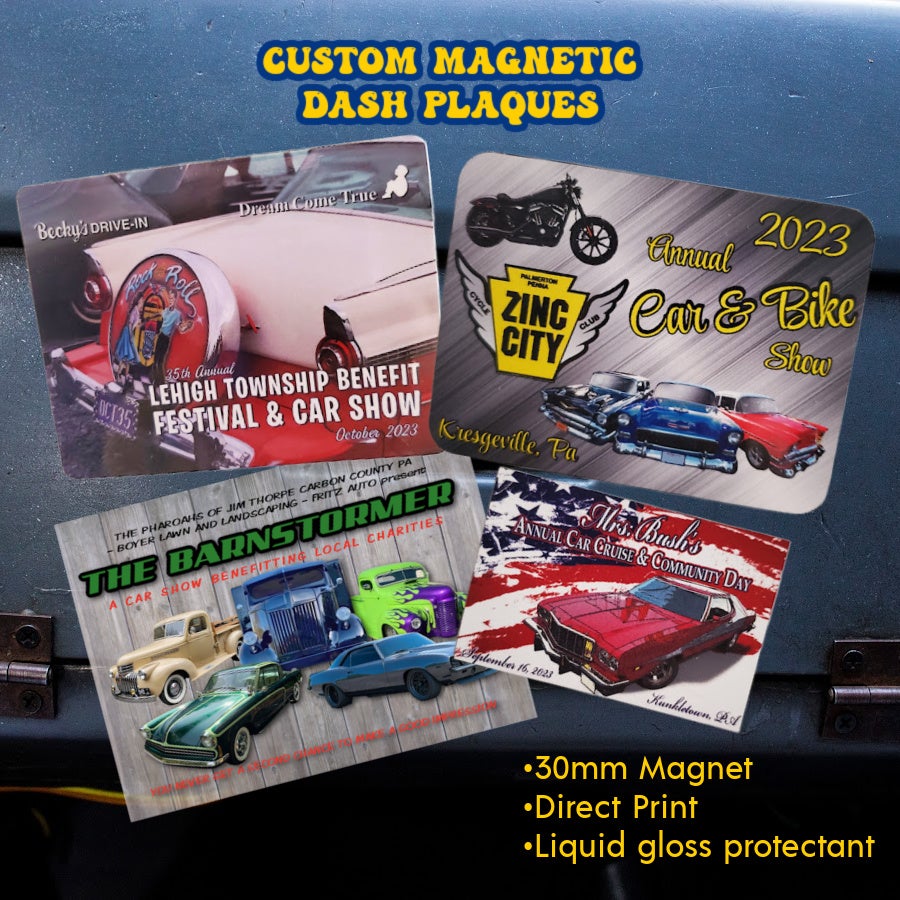 Magnetic Dash Plaques | Car Cruise Designs